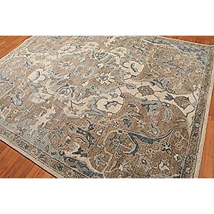Old Hand Made Allura Floral Traditional Persian Oriental Woolen Area Rugs (8'x10')