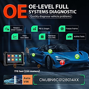 Autel MaxiCOM MK908 II Scanner: 2024 Up of MK908 MS906 PRO MP900BT MS906BT, ECU Coding as Elite 2 PRO MK908 Pro II MS908S Pro II, 38+ Service, 3K+ Bidirectional Tool, OS 10, OE All Sys, Auto Scan 2.0