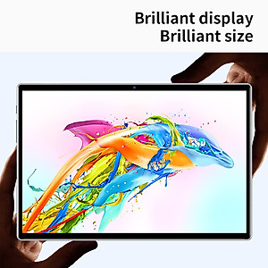 HEEPDD Office Tablet, Octa Core CPU IPS Display 10 Inch Tablet PC 8800mAh for Family (US Plug)