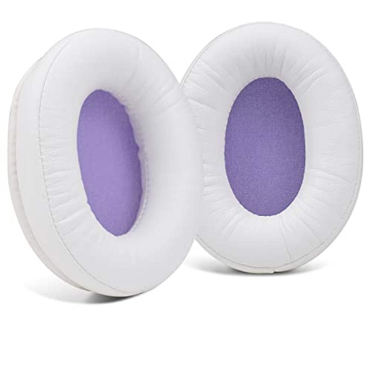 MOLGRIA Ear Pads Cushion, Replacement Earpads for HyperX Cloud Alpha- Compatible with ATH M40X/M50X /M50XBT / HyperX Cloud 1 & 2 / SteelSeries Arctis 3/5 / 7 / 9X Pro/Stealth 600 Headphones(White)