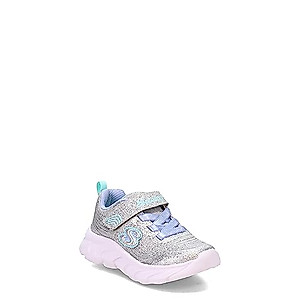 Skechers baby girls 302480n Sneaker, Light Grey, 9 Toddler US