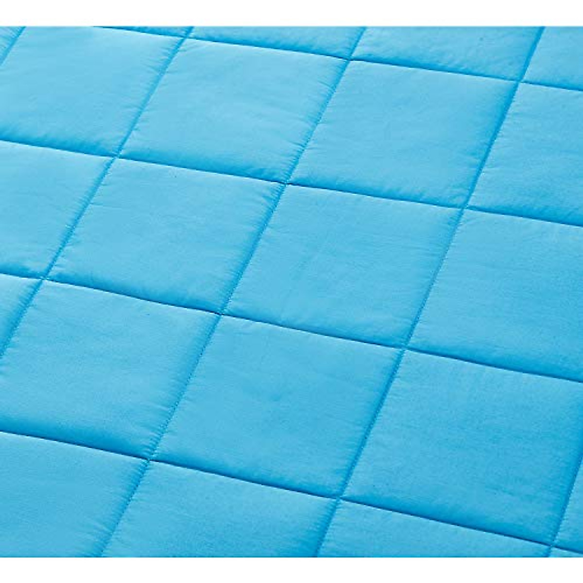 TONGDADA Kids Weighted Blanket | 40''x60'',7lbs | for Child Between 55-80 lbs | Premium Cotton Material with Glass Beads | Teal