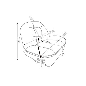 Power Glider Rocker Recline Chair, 360°Swivel Lift Electric Sofa with Cellphone Holder, Voice Wake-Up Function, USB Charger Port, Bluetooth Music Player Function Chair for Living Room (white)
