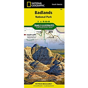 Badlands National Park: South Dakota, USA Outdoor Recreation Map (National Geographic Maps: Trails I