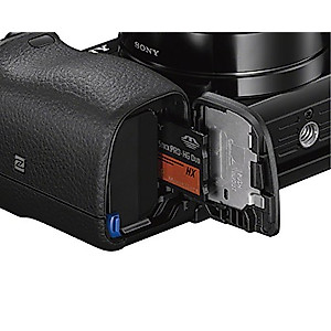 Sony A6000 Interchangeable Lens Digital Camera with SELP1650 Lens Kit - Black (24.3MP)