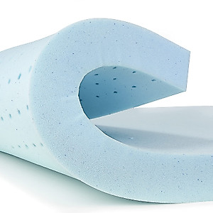 iHomy 3 Inch Memory Foam Mattress Topper Cooling Gel Infused King Mattress Toppers (King, 3 Inch (No Cover))