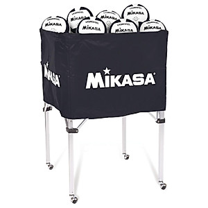 Mikasa BCSPSH-BLA Ball Cart (Black), 36 Ball