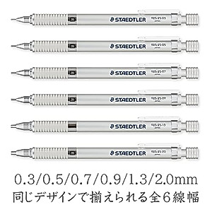 Staedtler 0.5mm Mechanical Pencil Silver Series (925 25-05)
