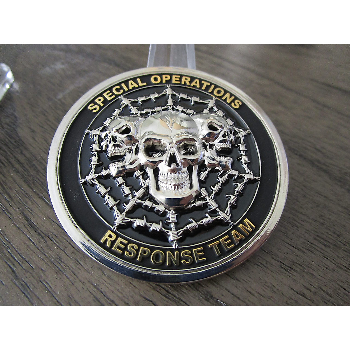 Federal Bureau of Prisons Special Operations Response Team Dept of Justice Challenge Coin