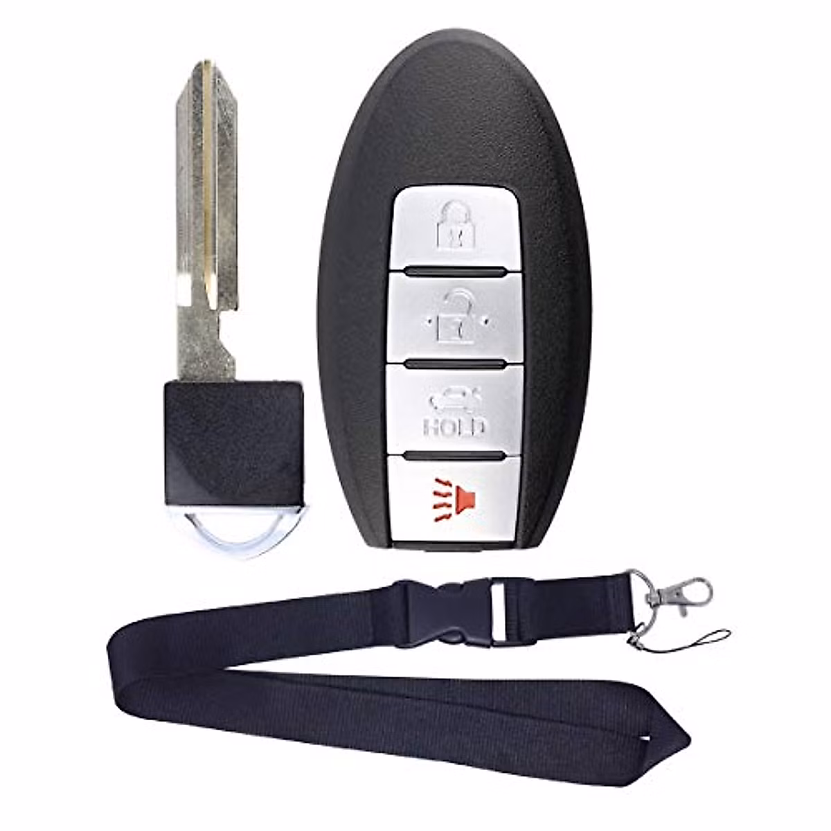 Fusedauto Replacement Smart Key Keyless Entry Remote compatible 2007-2012 Nissan Altima, 2009-2012 Maxima smart remote key fob - New kr55wk48903 (TRANSPONDER INCLUDED)