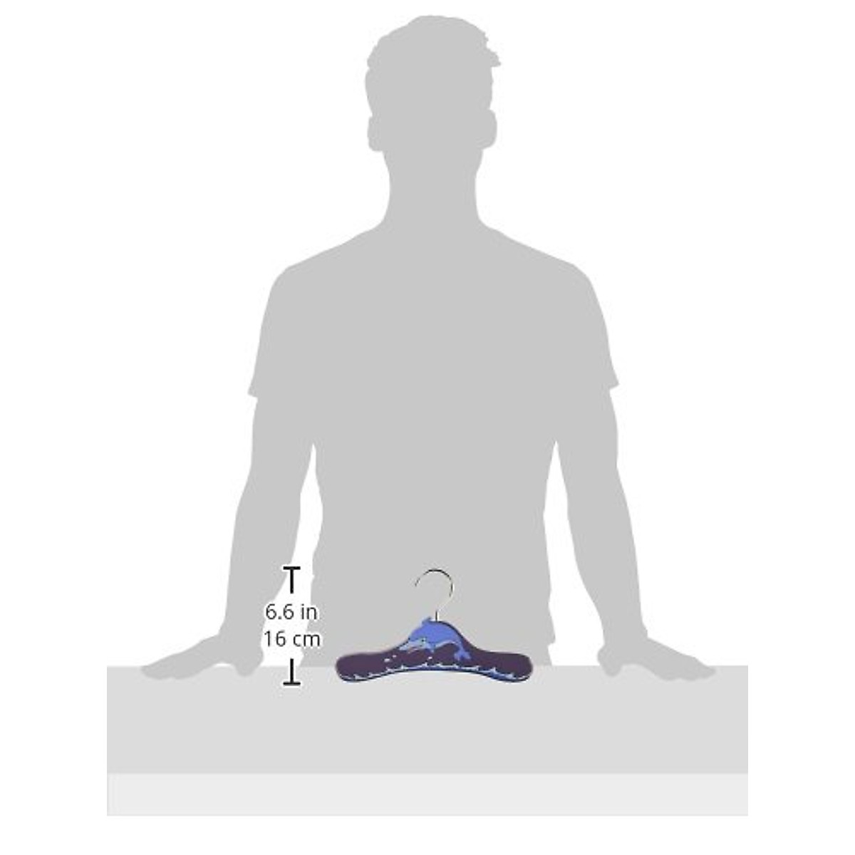 Kidorable Dolphin Infant Hanger Set, Small 5