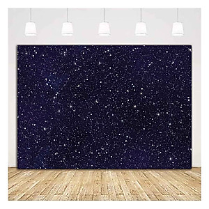 Night Sky Star Universe Space Starry Photography Backdrops Early 2000s Galaxy Stars Children Boy Girl Birthday Party Photo Background Newborn Baby Shower Banner Props 5x3ft