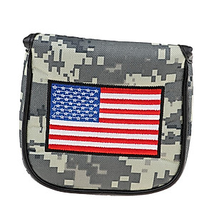 BESSTUUP Universal Square Golf Mallet Putter Head Cover Protective Sleeve Holder