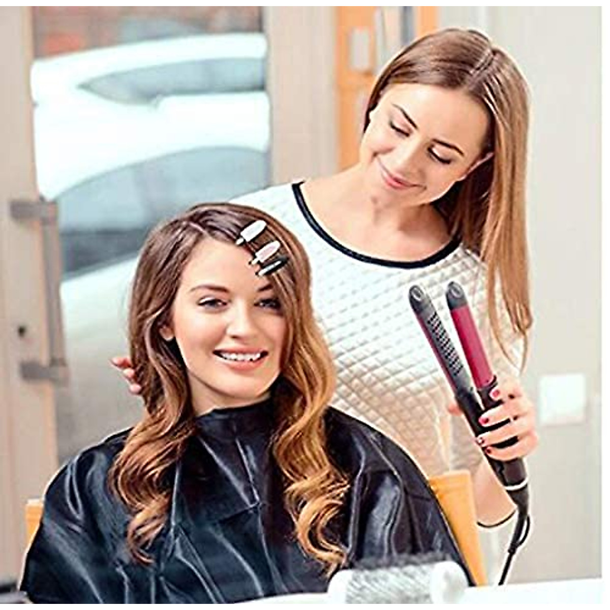 8 pieces No Bend Hair Clips for unisex, No Crease Hair Clips for Hair Styling and Makeup Application