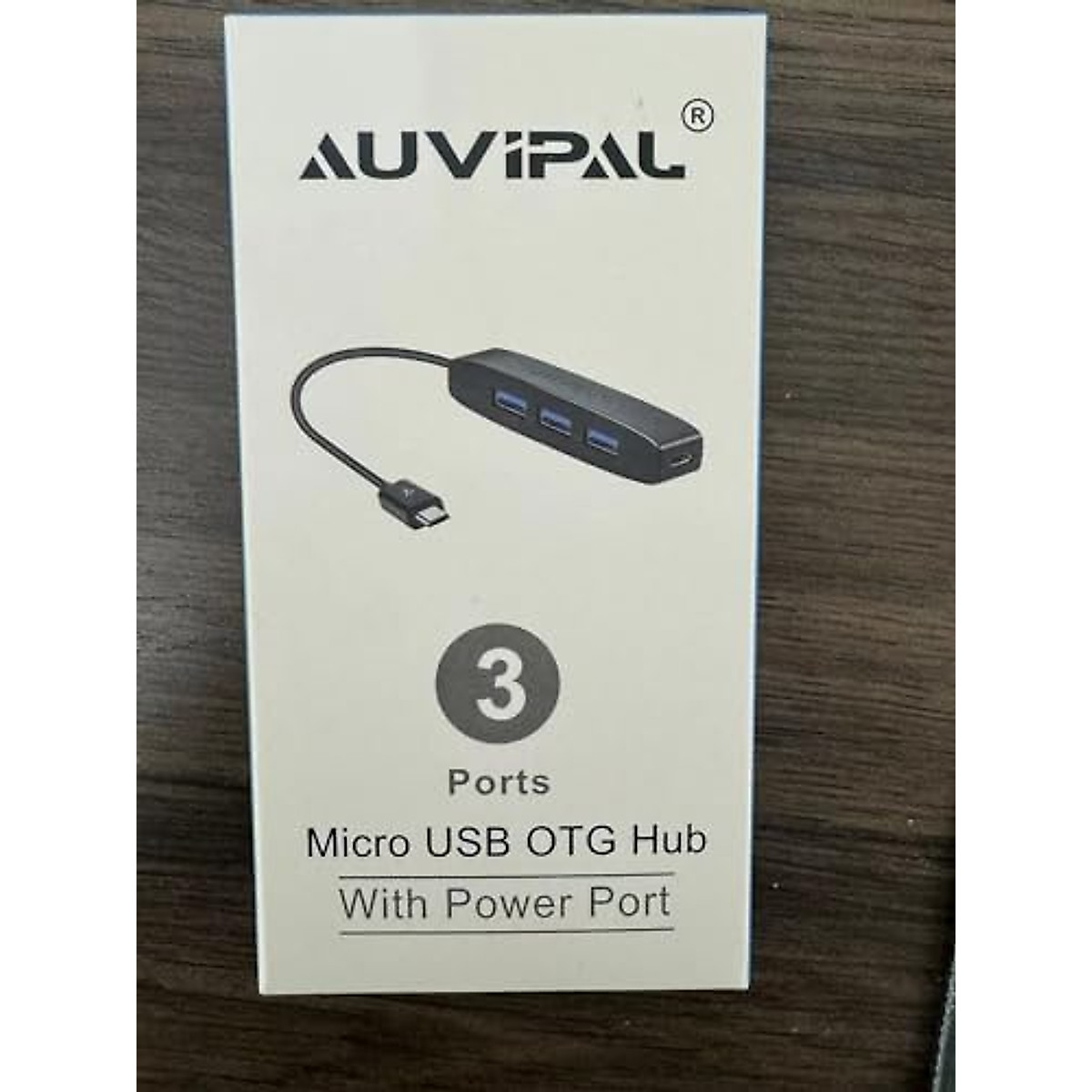AuviPal 3-Port Micro USB OTG Hub Adapter (3 USB Ports + Power Port) for Fire Stick 4K, PlayStation Classic, Raspberry Pi Zero, Sega Genesis Mini, S/NES Classic Mini and More - Black