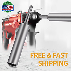 SDS-Plus Ground Rod Driver for 5/8” & 3/4” Ground Rods Great for All SDS Plus Hammer Drills Steel. (1)