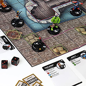 Marvel HeroClix Battlegrounds: Avengers vs Masters of Evil Game | 10 Miniatures
