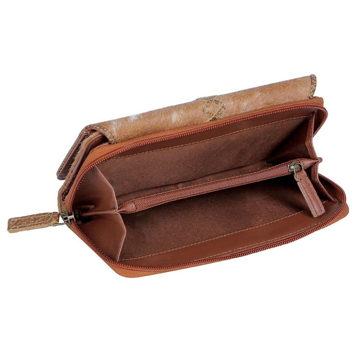 Myra Bag Cardinal Wallet Cotton + Fur Leather Bag S-3500