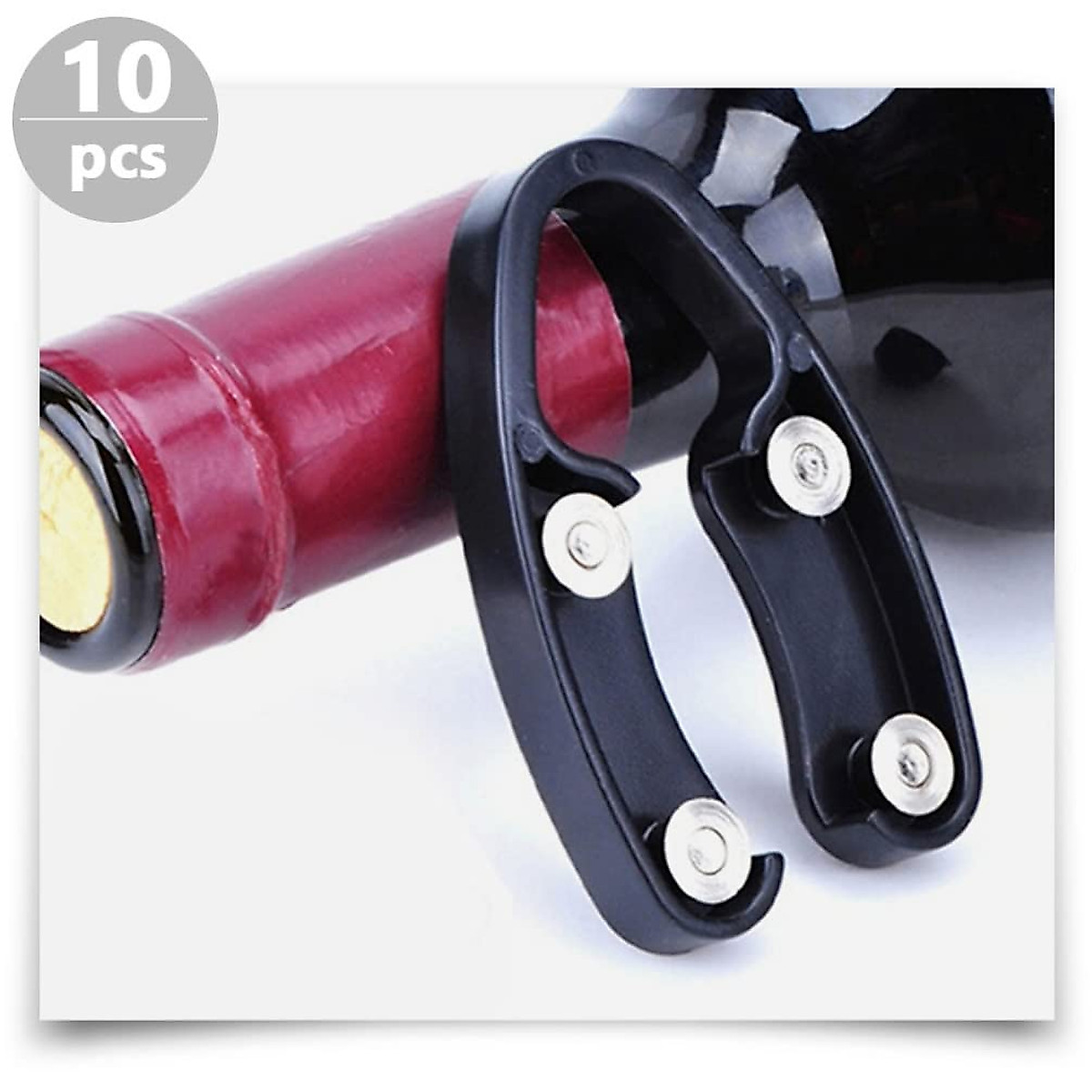 Wine Bottles Foil Cutter Remover: 10pcs Stainless Steel Blades Foil Remover Top Effortlessly Bottle Opener Accessory Gift for Wine Lovers