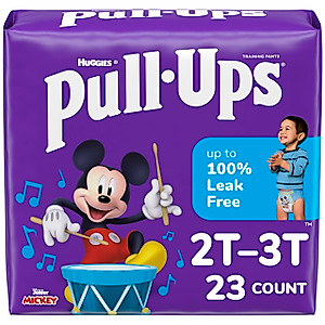 Pull-Ups Boys' Potty Training Pants, 2T-3T (16-34 lbs), 23 Count