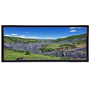 Aynoo 8x16 Picture Frame Load Three 4.5x6.5 （For 5x7 inch）Picture Frame in Black Wooden 8x16 Collage Black Picture Frame Multiple Three 4.5x6.5 (5x7) Pictures or 8x16 without Mat 8x16 Wood Picture Frame