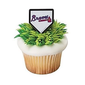 MLB Atlanta Braves Cupcake Rings - 24 ct by MLB