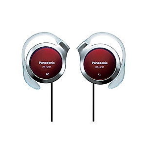 Panasonic Clip Headphone Red RP-HZ47-R (Japan Import)