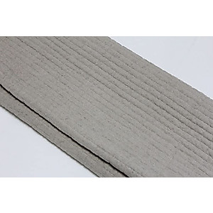 Soft Double Sided Bio Washing Linen Quilted Fabric by The Yard Solid 51" Wide BH (Linen 12mm) Half-Finished Product Made in South Korea