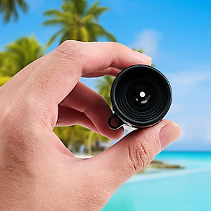 Mini Monocular Telescope Focusing Optical Binoculars Waterproof and Non-Slip Monoculars for Adults, Black