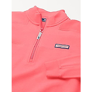 vineyard vines Men's Collegiate Shep Shirt 1/4-Zip Pullover, Jetty Red, Small