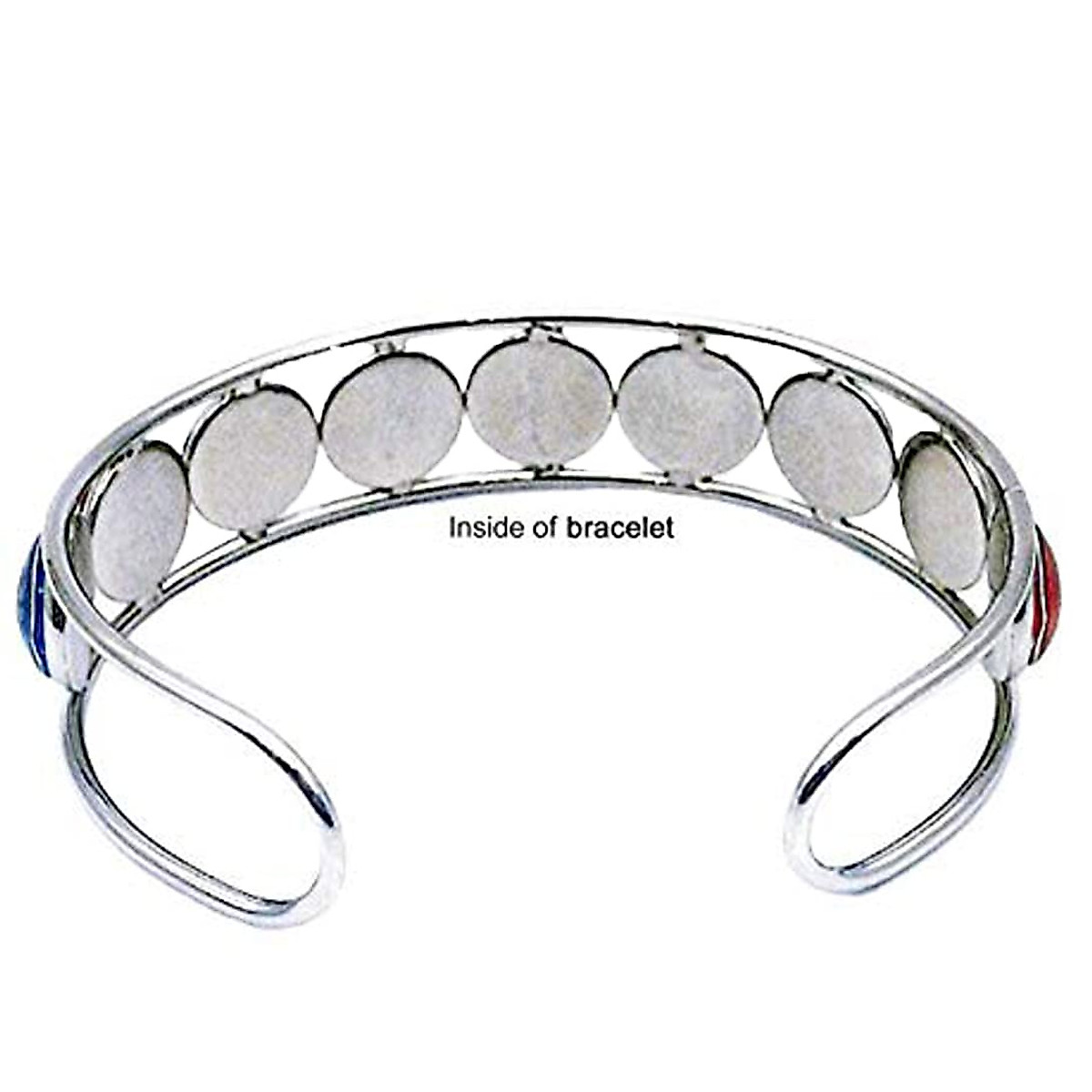 Van Gogh Cuff Bracelet Art Pattern Under Glass Dome Jewelry Handmade