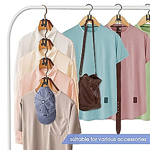 100Pcs Clothes Hanger Connector Hooks, Cascading Hangers Space Saving Plastic Hanger Hooks Space Saver Hanger Extender Clips for Velvet Wooden Plastic Metal Hangers Heavy Duty Clothes Closet, Black