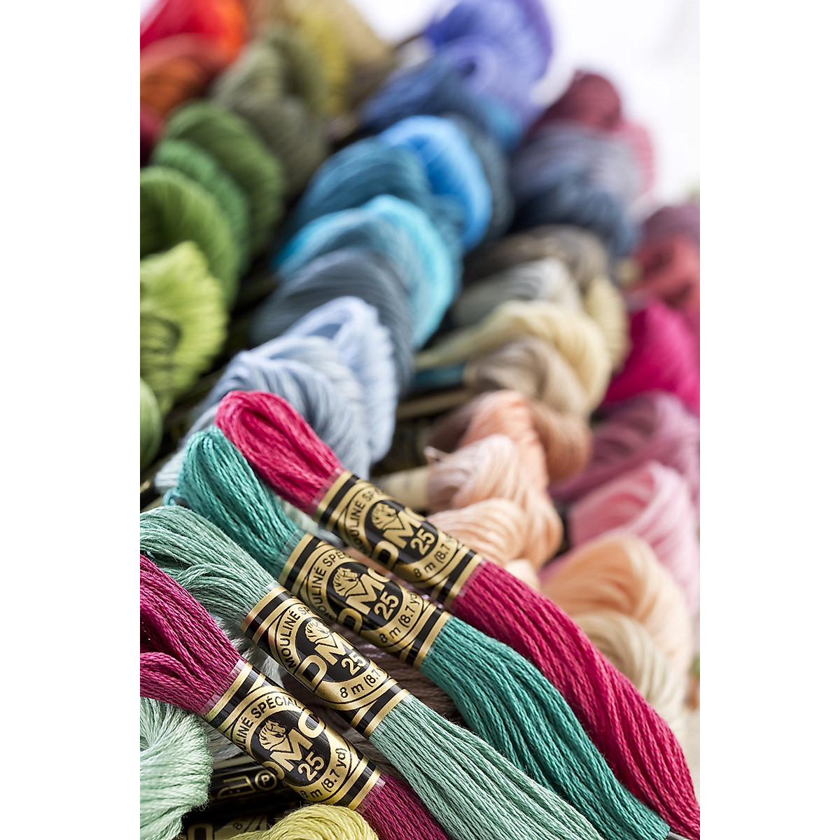 DMC Thread 6-Strand Embroidery Cotton 8.7 Yards Black Brown 117-3371 (12-Pack)