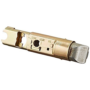 Kwikset 6-Way Adjustable Deadlatch in Polished Brass
