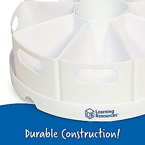 Learning Resources Create-a-Space Storage Center, 10 Piece set - Desk Organizer for Kids, Art Organizer for Kids, Crayon Organizer, Homeschool Organizers and Storage