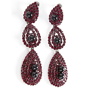 Vijiv Gatsby Earrings Vintage 1920s Drop Chandelier Flapper Jewelry Accessories