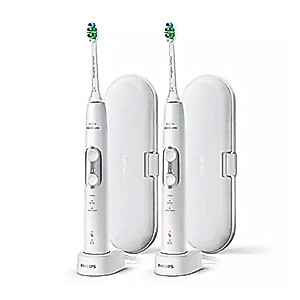 Philips Sonicare HX6877/84 ProtectiveClean 6100 Sonic Electric Toothbrush with InterCare Brush Heads, Built-in Pressure Sensor and 3 Brushing Modes and Intensities