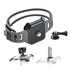 vgsion Camera Drone Mount for Mavic 3, Air 2, Air 2S, Mavic Pro, Mavic 2, 2 Zoom, Fimi X8 SE, Autel EVO 2 Compatible with GoPro Hero 11, Insta360 One X3, One RS, One X2, Go 2