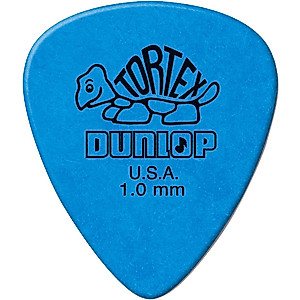 DUNLOP 1.0mm Blue Guitar Pick-12 Pack Tortex Standard (418P1.0)