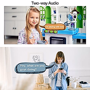 XVIM 3MP Wireless Light Bulb Security Camera, 2.4GHz WiFi Pan/Tilt Bulb Camera, 360° PTZ Indoor/Outdoor Camera, Night Vision & 2 Way Audio