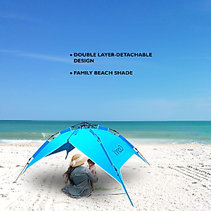 InnoD 3 Person Tent, Instant Pop up Dome Tent for Camping with Waterproof Rain Fly, Easy Setup Outdoor Camping Tent & Shelters