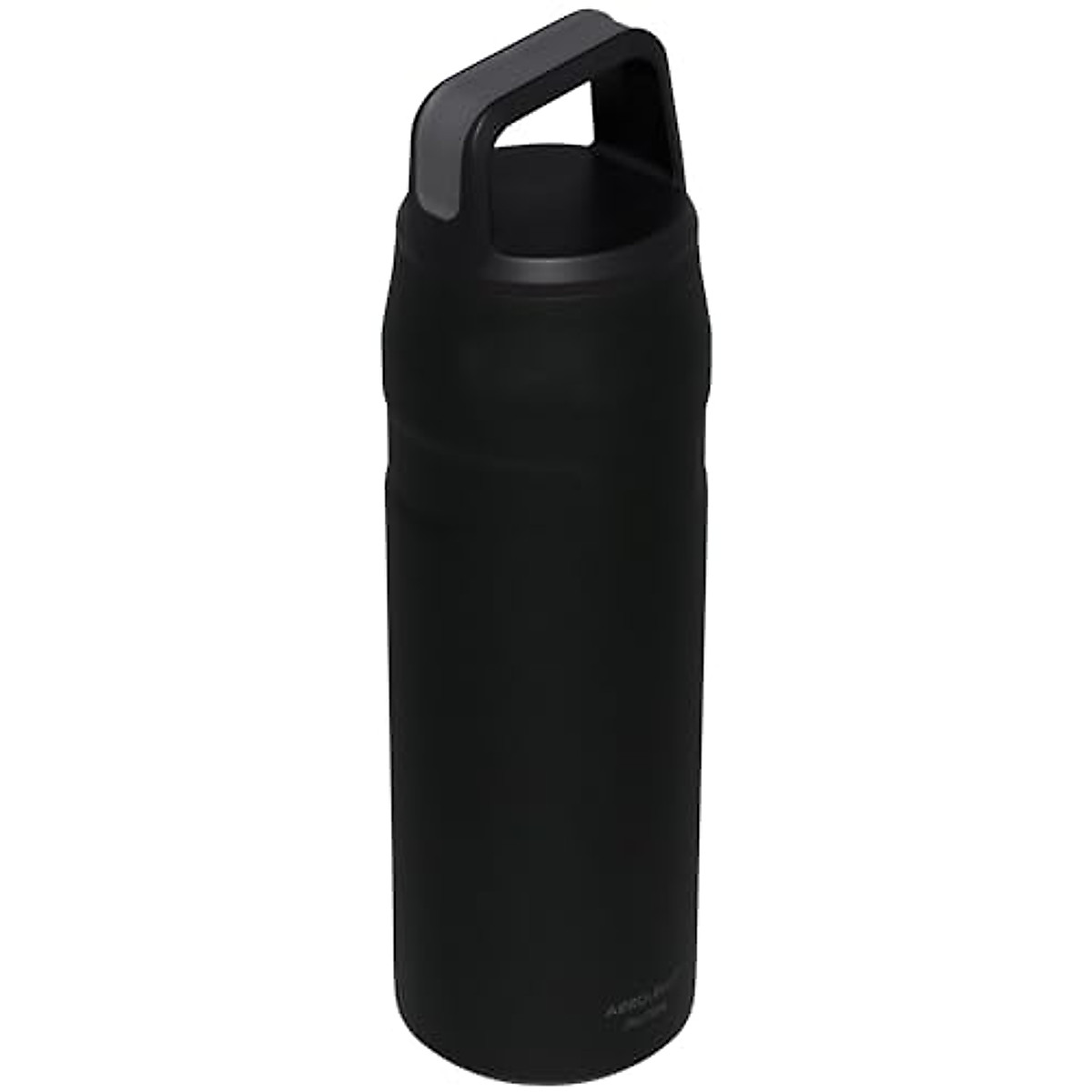 Stanley IceFlow Cap and Carry Water Bottle 24 oz | Wide Mouth Twist Lid | Lightweight and Leakproof for Travel and Sports | Insulated Stainless Steel | BPA-Free | Black