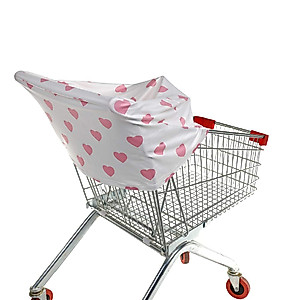 Qooa Baby Carseat Canopy Cover, Ultra-Soft and Stretchy Protect Baby, Multi-use Baby Carseat Cover for Nursing, Sleeping, Carseat, Stroller and Highchair