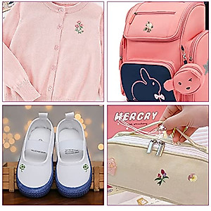 Modixun 15pcs Mini Flowers Iron On Patches, 13 Patterns Decorative Embroidered Patches, Sew On/Iron On Patch Applique for Jeans, Clothing, Hat, Jacket, Mini Flowers