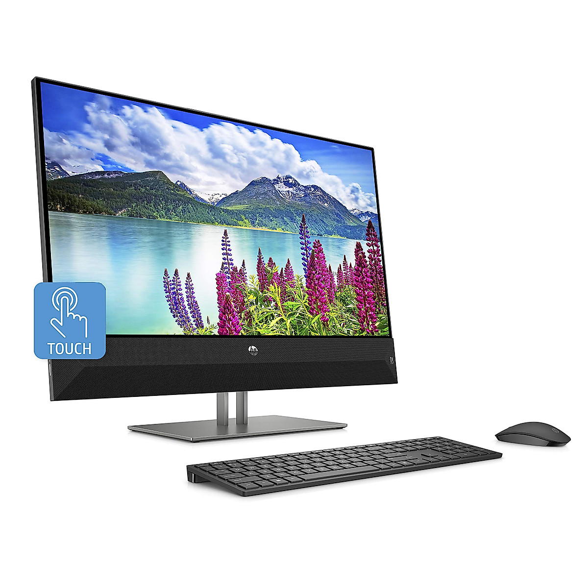 HP Pavilion 24 All-in-One PC 23.8" Touchscreen, Intel Core i5-8400T, Intel UHD Graphics 630, 1TB HDD + 16GB Optane memory, 4GB SDRAM, Wireless Mouse and Keyboard, FHD Privacy Webcam, 24-xa0053w