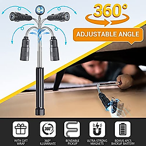 12 in 1 Christmas Stocking Stuffers Hammer Multi Tool and Magnetic Pickup Tool Men Gifts