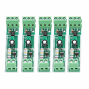 Gaeirt 1 Channel Detection Board, 5PCS Less Interference Output TTL Level Optocoupler Isolation Module for 220VAC Voltage Detection