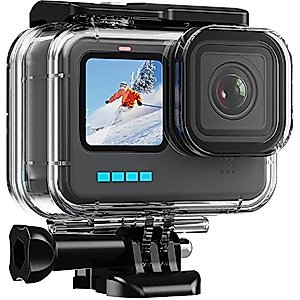 HONGDAK 169ft/60m Waterproof Housing Case for GoPro Hero 11 10/9 Black, Protective Underwater Dive Housing Shell with Bracket Accessories for Go Pro Hero11 Hero10 Hero9 Action Camera