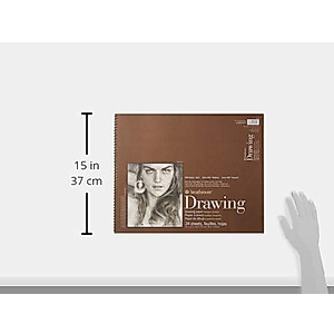 Strathmore (400-7 400 Series Drawing Pad, 14"x17", Ivory/Cream