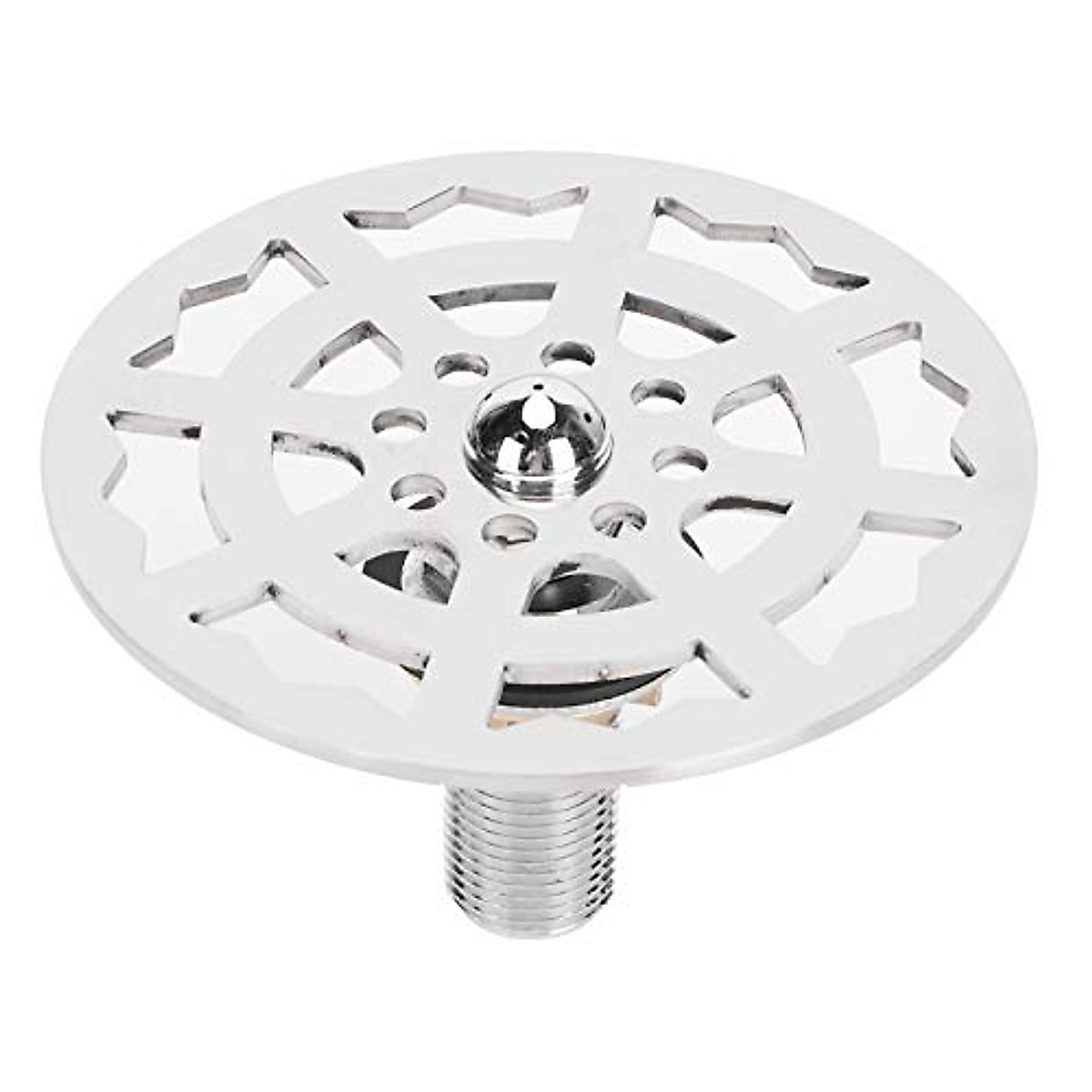 Bar Glass Rinser Faucet Head Stainless Steel Automatic Cup Washer Cleaner Accessory Bar Glass Rinser for Bar Restaurant Hotel Cafe Kitchen Sinks Silver